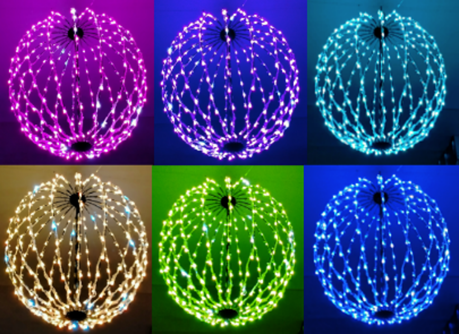 40CM RGB BALL REMOTE TO CHANGE COLOUR AND FUNCTION - Christmas Crazy Shop